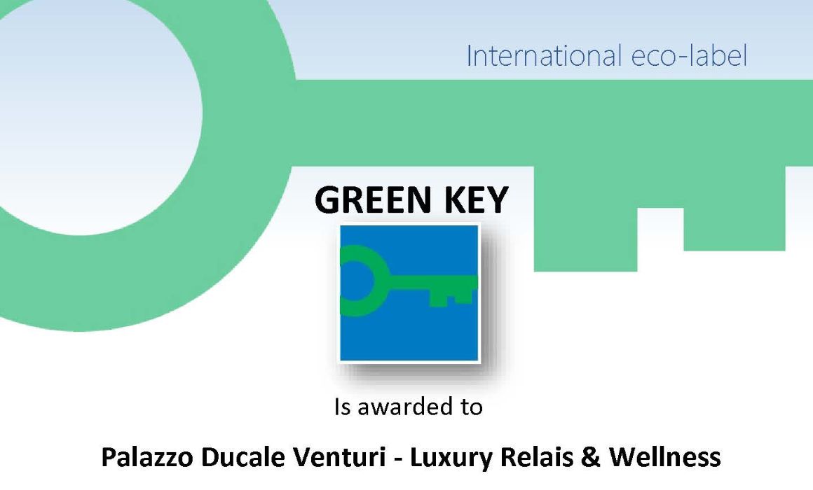 The Green Key Certificate 2024 - Palazzo Ducale Venturi - Luxury Hotel ...